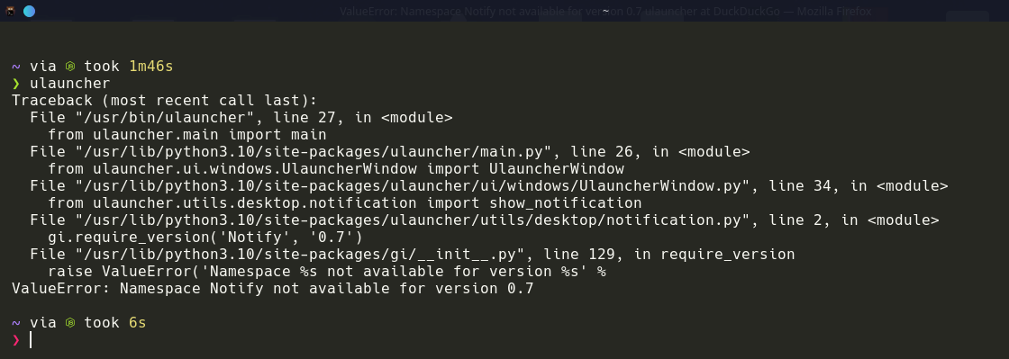 Can't open ulauncher · Issue #1087 · Ulauncher/Ulauncher · GitHub