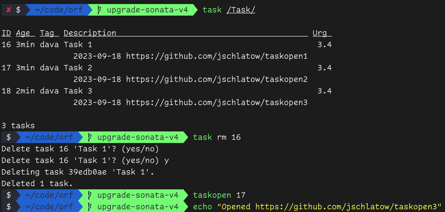 taskopen runs garbage collection · Issue #165 · jschlatow/taskopen · GitHub