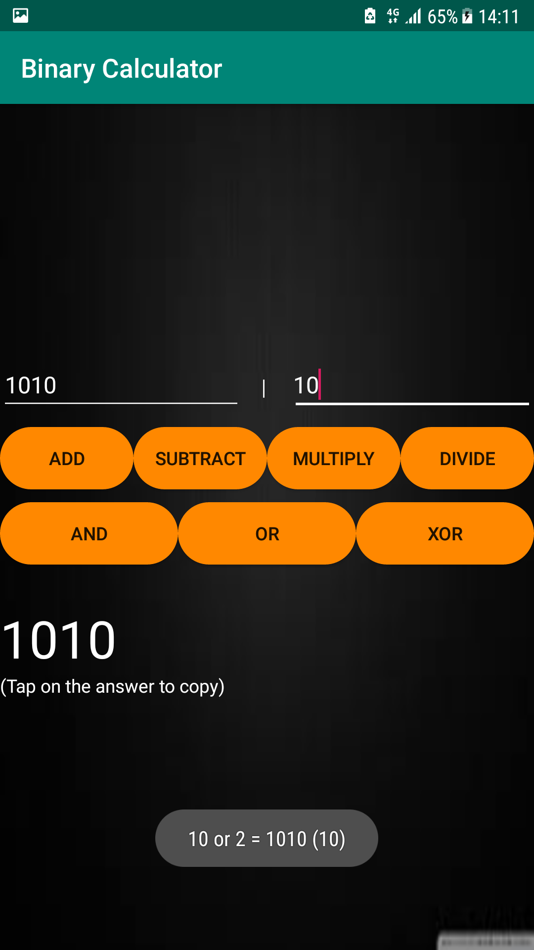 GitHub - nihalhasan53/Binary-Calculator: A cool app which takes binary ...