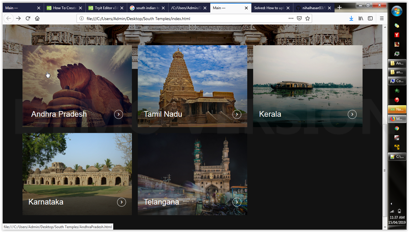 GitHub - nihalhasan53/South-India-Explorer: A website which helps the tourists to explore the ...