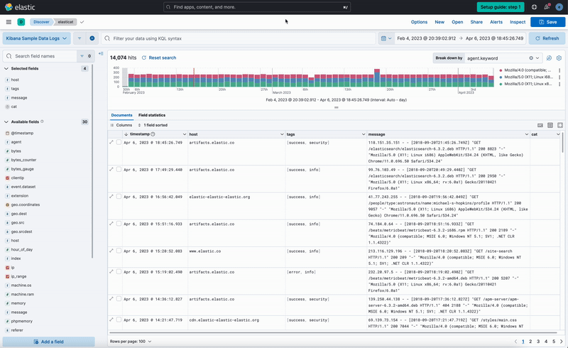 [Discover] [Unified Histogram] "Reset search" button doesn't work when there are multiple ...