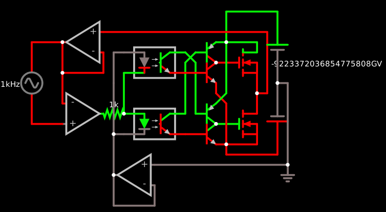 Frequent NaN or convergence failed with optocoupler · Issue #335 · sharpie7/circuitjs1 · GitHub