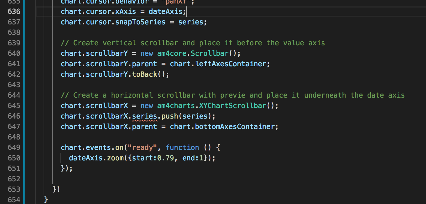 Property 'series' does not exist on type 'Scrollbar' · Issue #1666 · amcharts/amcharts4 · GitHub