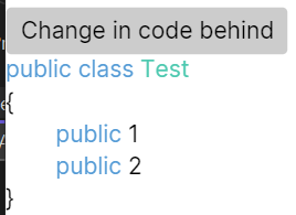 Highlighting is not applied correctly text is changed in code behind ...