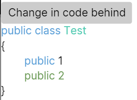 Highlighting is not applied correctly text is changed in code behind ...