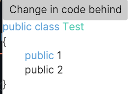 Highlighting is not applied correctly text is changed in code behind ...