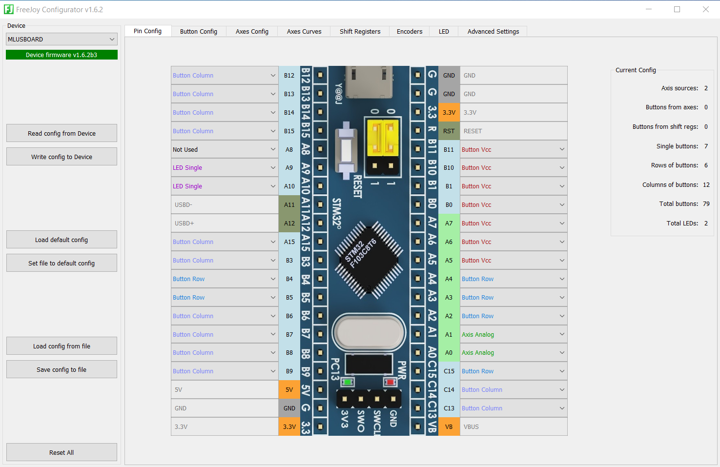 LEDs not working · Issue #1 · FreeJoy-Team/FreeJoyConfiguratorQt · GitHub