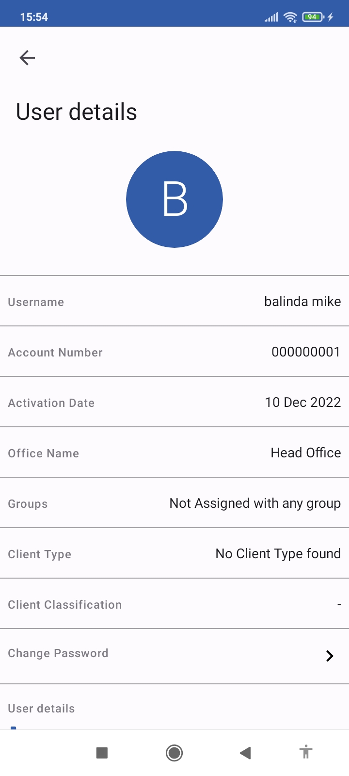 Title Shown Below The Title Bar In User Profile Screen · Issue 2083 · Openmf Mifos Mobile · Github