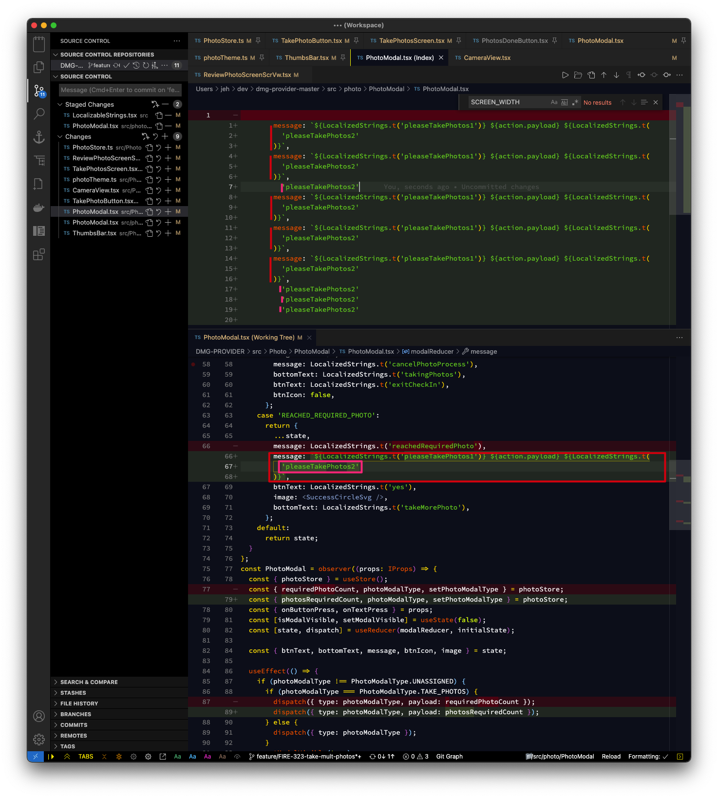 Staging selected ranges does not modify file but create a new one · Issue #129093 · microsoft ...