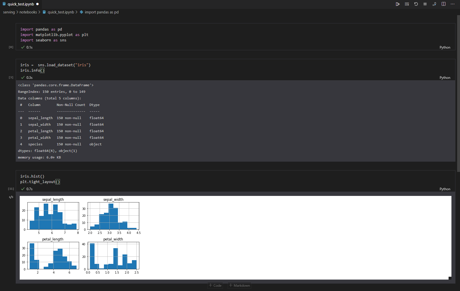 Pylance works with notebook on local server, but not with notebook on remote server · Issue ...