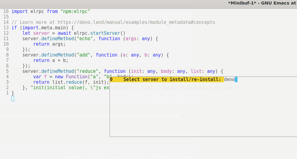 Feature Request Support For Denos Lsp · Issue 2235 · Emacs Lsplsp Mode · Github