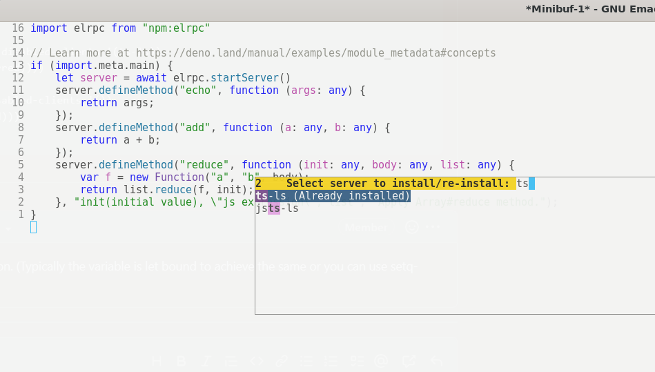 Feature request: Support for Deno's lsp · Issue #2235 · emacs-lsp/lsp ...