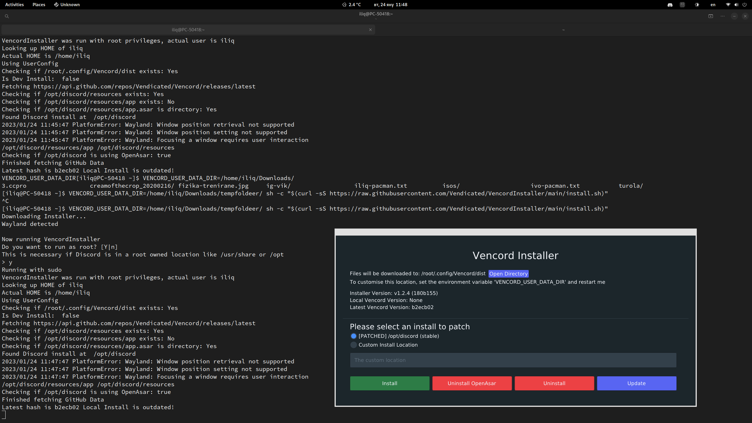 [Linux] Broken install if root sets XDG_CONFIG_HOME · Issue #12 ...