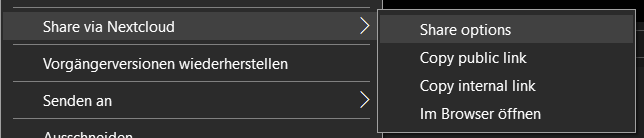 WIN10/NC Client 2.6.0 Context menu english in german OS · Issue #1557 · nextcloud/desktop · GitHub