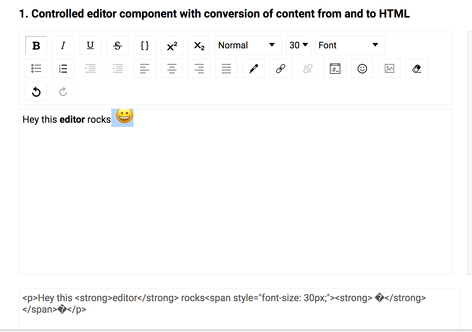 emoji add fontSize or Color Or other style options draftToHtml why · Issue #764 · jpuri/react ...