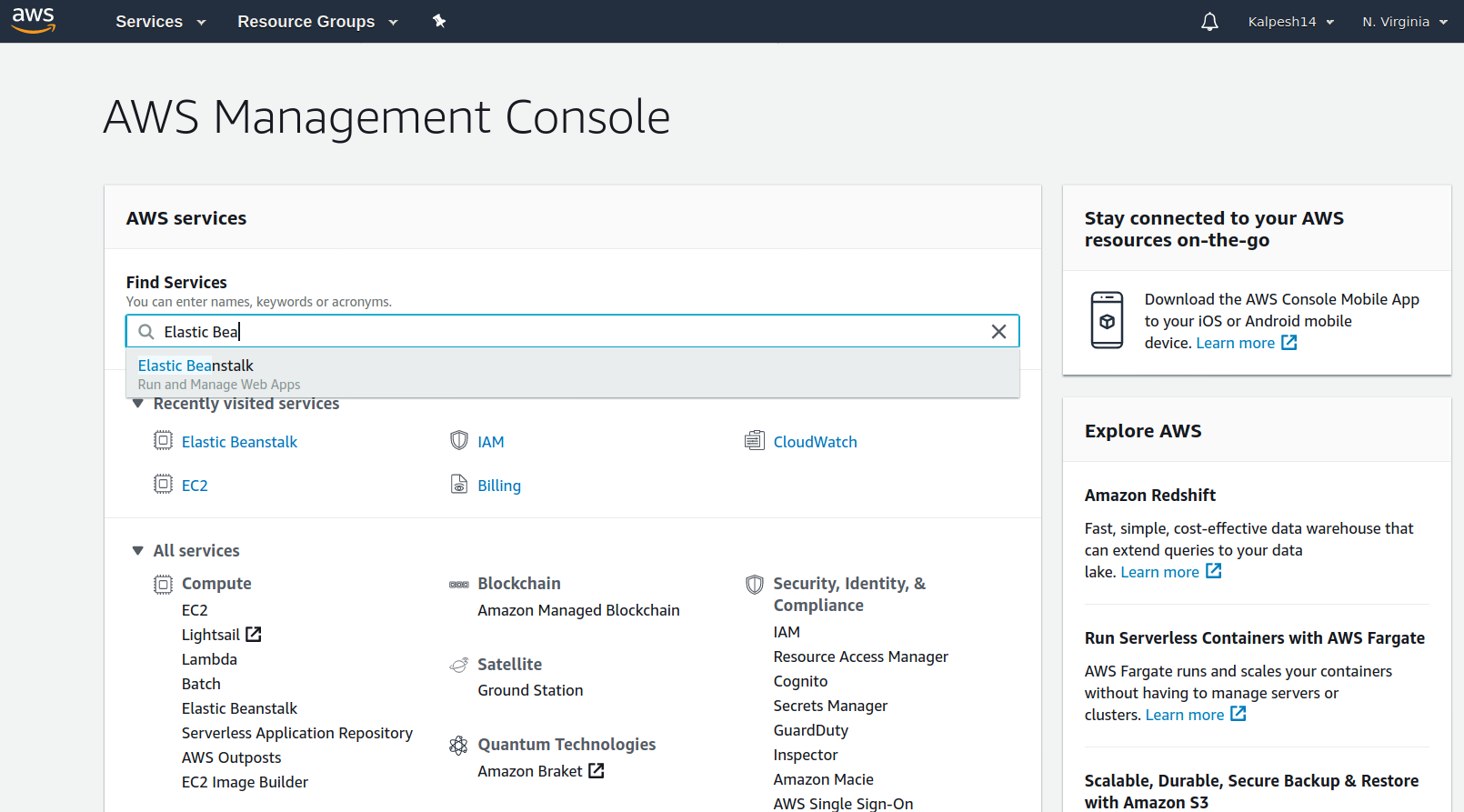 GitHub - Kalpesh14m/AWS-Learning-With-Elastic-BeanStalk
