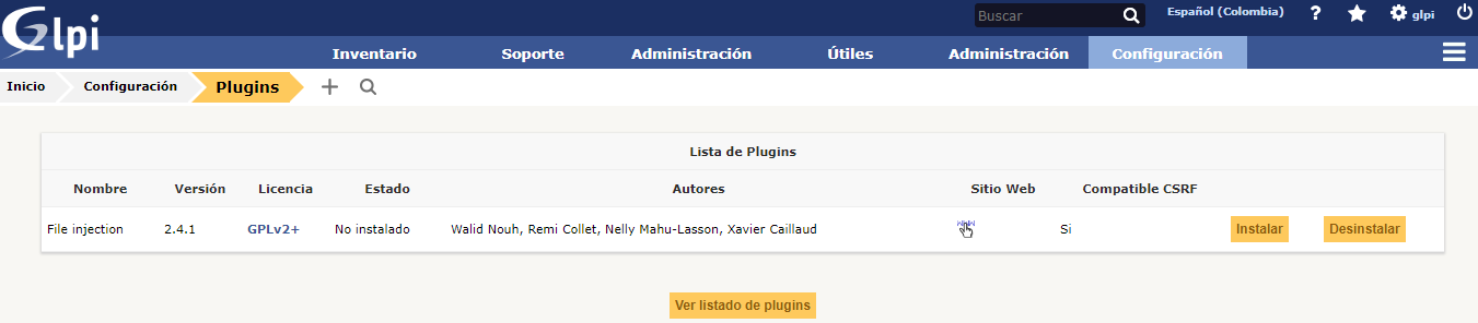 Error installing datainjection plugin · Issue #3438 · glpi-project/glpi · GitHub