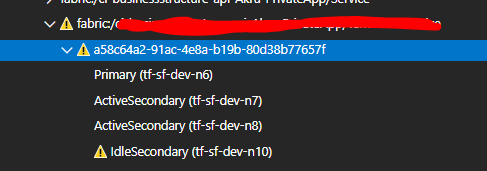 IdleSecondary replica warning: System.UnauthorizedAccessException (-2147024891) Access is denied ...