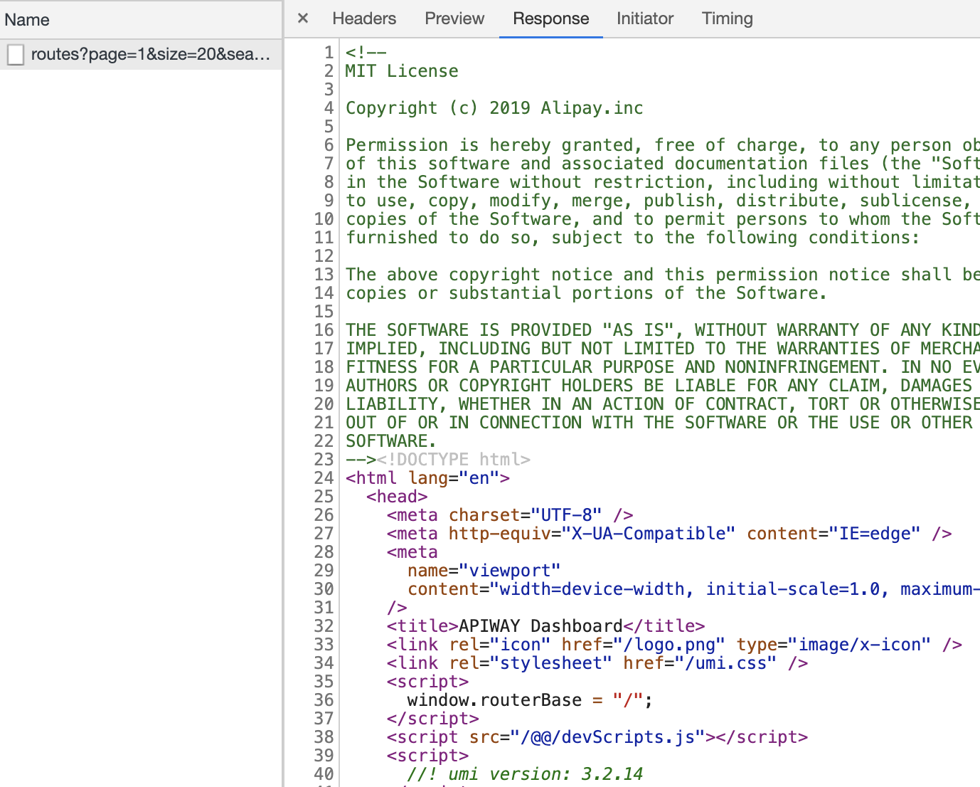 Question When Dashboar Started In Dev Mode And Not Conect To Apisix Why Some Requests Like Get