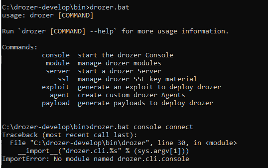 How To Install Drozer on Windows 10 · Issue #358 · WithSecureLabs ...