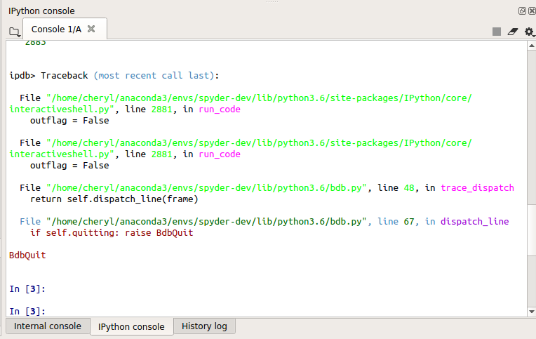Console Syntax Highlighting changes within the same traceback · Issue ...