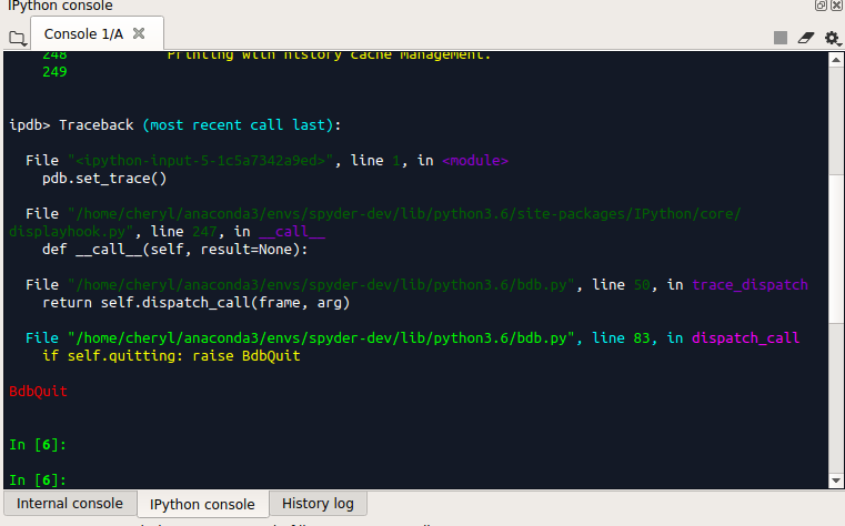 Console Syntax Highlighting changes within the same traceback · Issue #6270 · spyder-ide/spyder ...