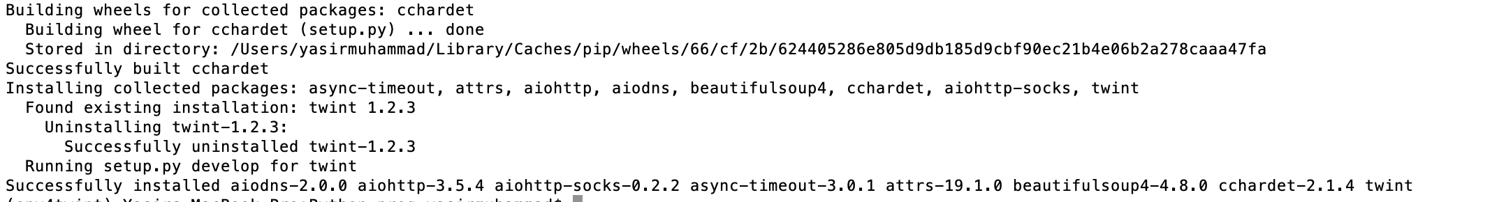 CRITICAL:root:twint.get:User:'NoneType' object is not subscriptable · Issue #479 · twintproject ...