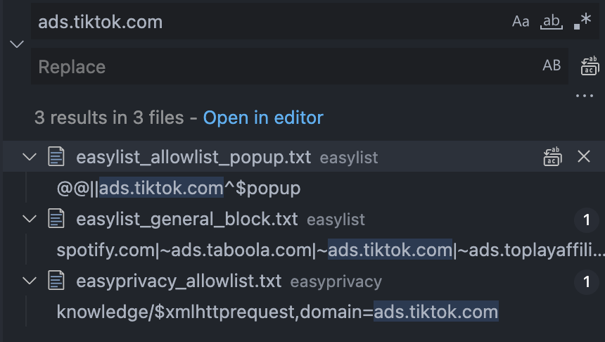 Hope to put ads.us.tiktok.com in the allowlist.🙏 · Issue #13418 · easylist/easylist · GitHub