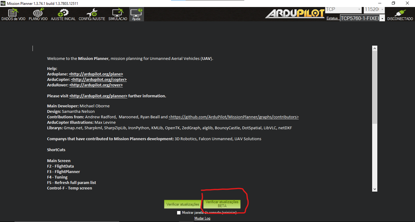 When I go simulation -> copter on windows - The sitl spits out a json error. · Issue #2605 ...