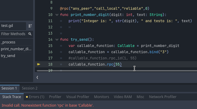 Callables used for RPCs cannot be binded · Issue #80614 · godotengine/godot · GitHub