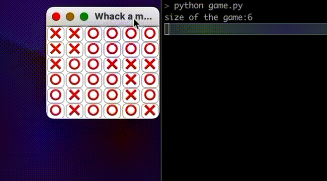 GitHub - xihajun/Whack-a-mole: Whack a mole Game (python implementation)