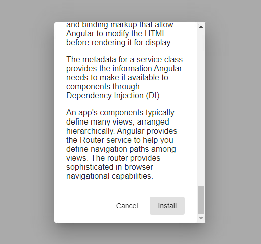 Dialog with fixed height less than 100% has 2 scrollbars · Issue #6584 ...