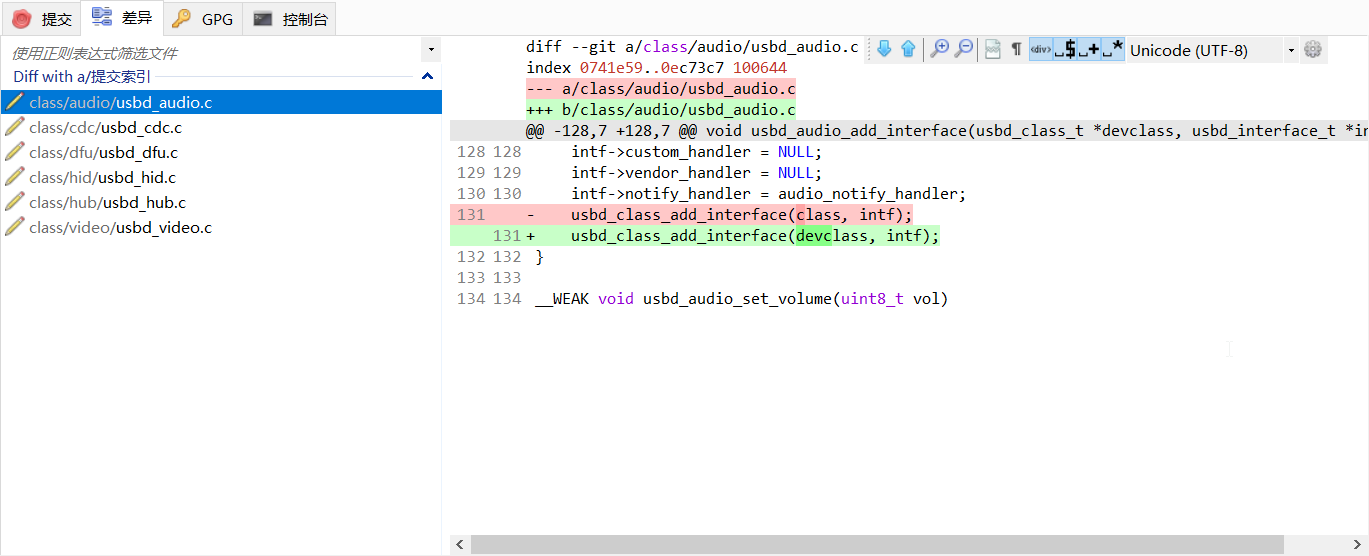 please replace parameter "class" with another name · Issue #8 · cherry-embedded/CherryUSB · GitHub