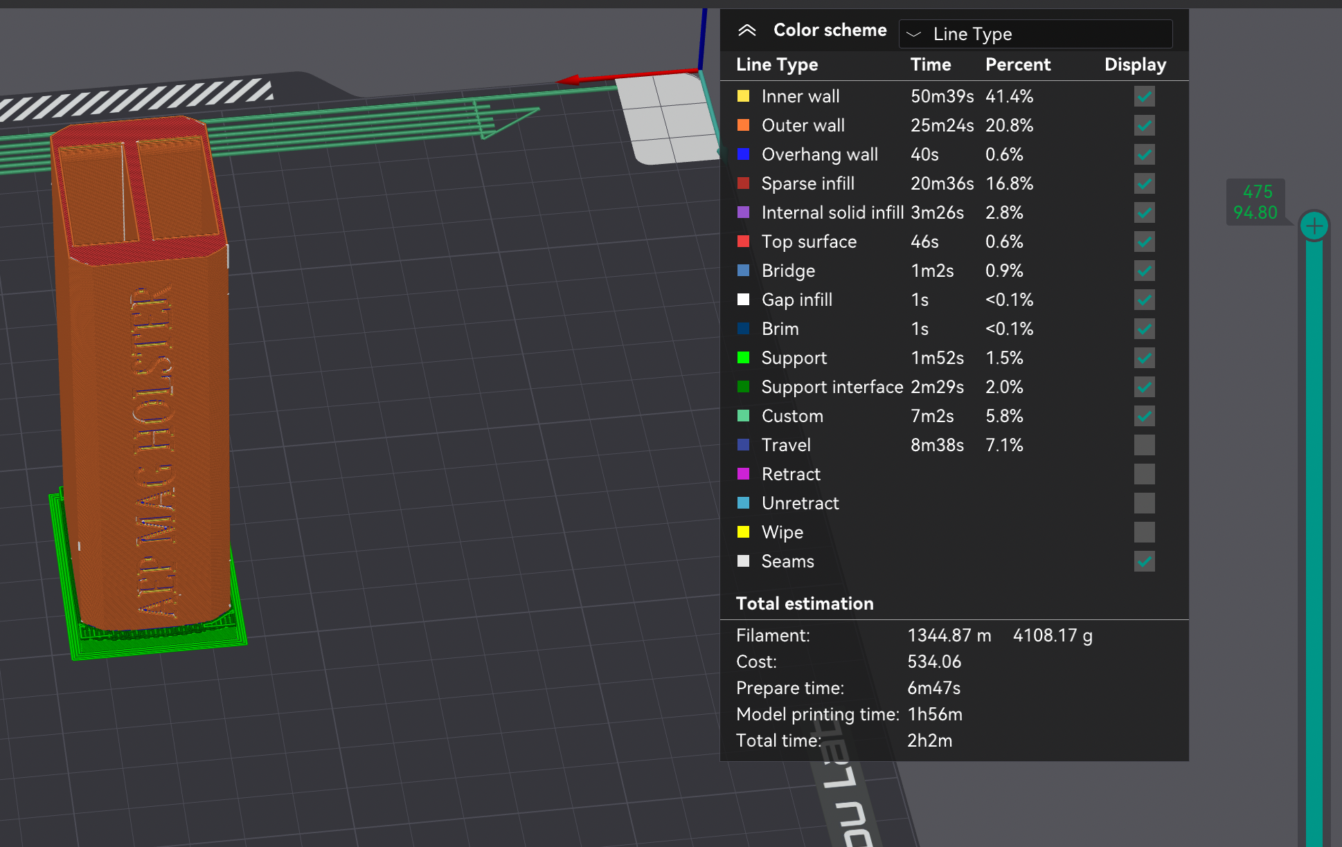 Filament Usage Calculation Way Too High · Issue 1731 · Softfever Orcaslicer · Github