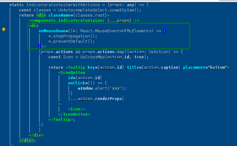 Onclick Ability In Custom Indicator · Issue 3117 · Jedwatsonreact Select · Github