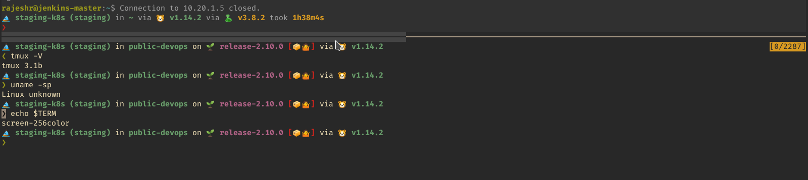 [ Question ] is there any way to hide the square bar at the splits ? · Issue #2221 · tmux/tmux ...