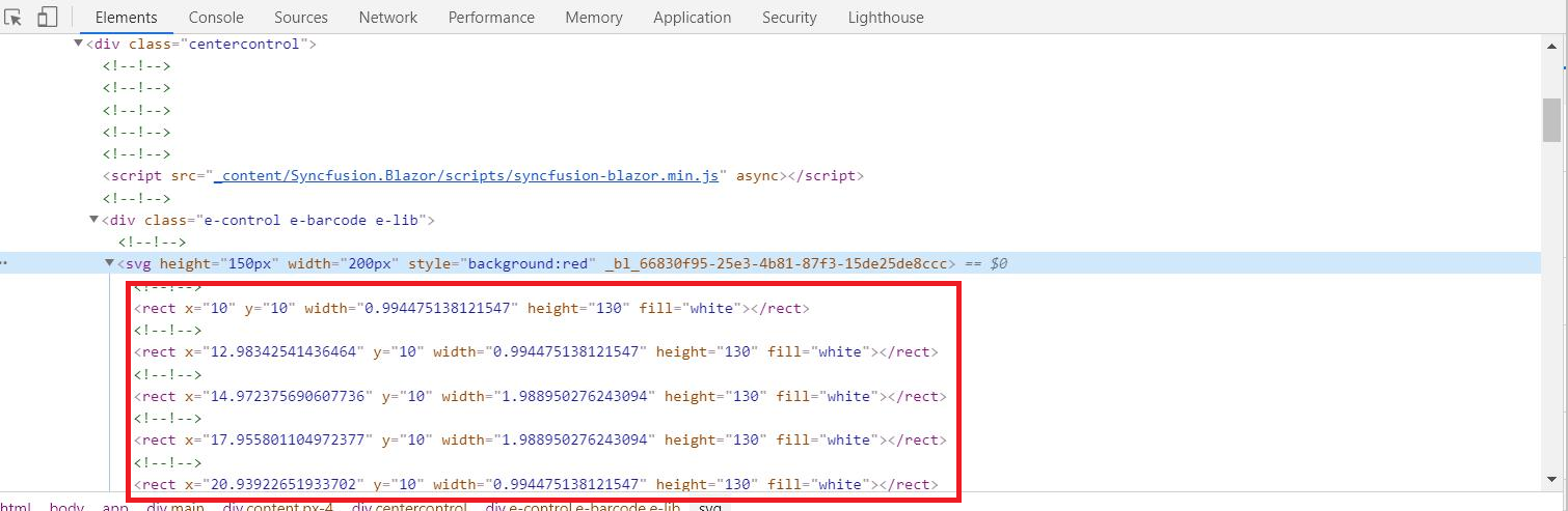 While comparing the components using Markup, rect tag is not taking for Comparison · Issue #164 ...