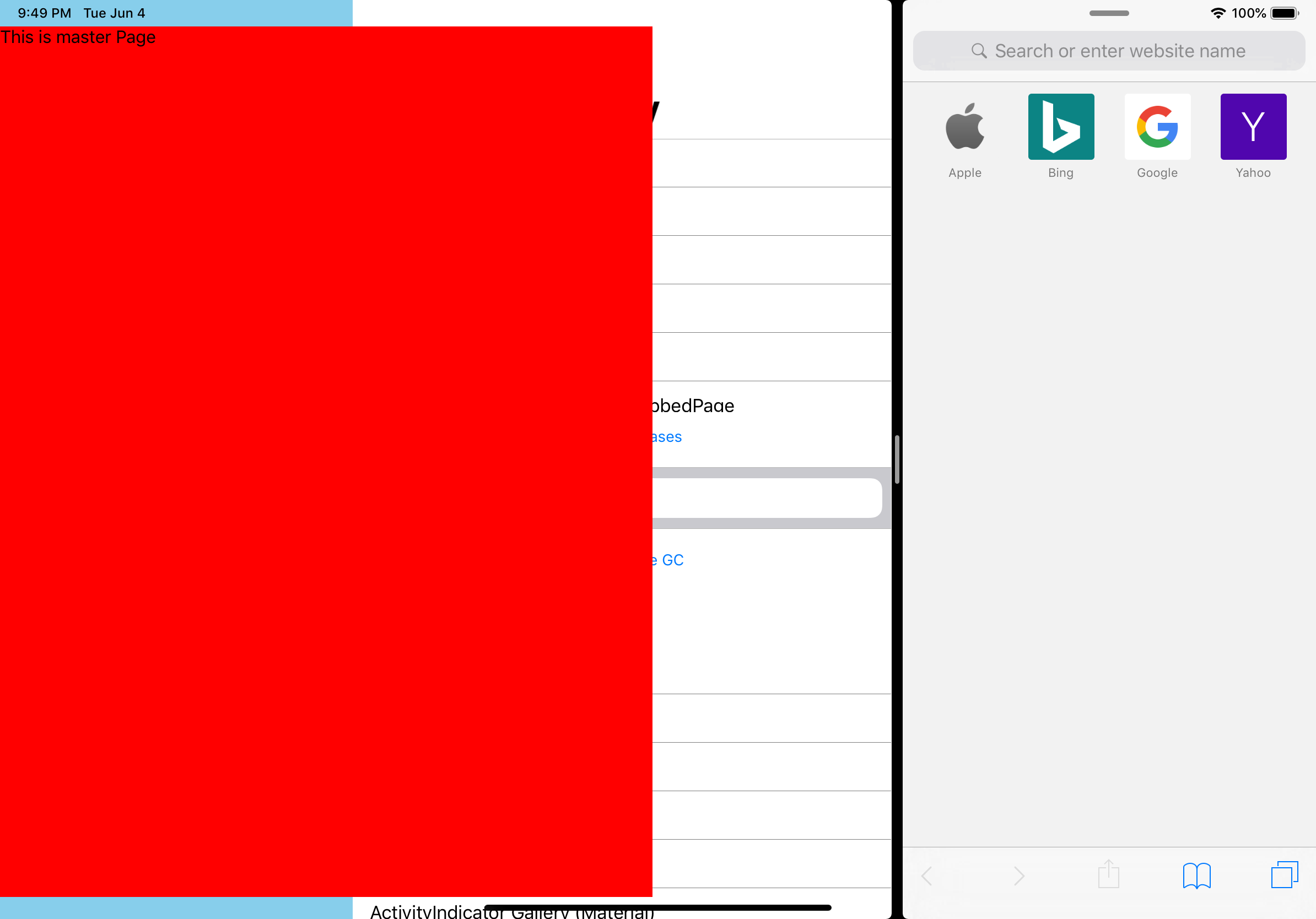 [iOS] MasterDetailPage - SplitView and SlideOver: Detail Controller missing · Issue #3085 ...