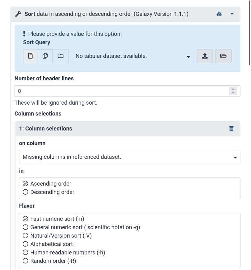 From peaks to genes training: missing option · Issue #3636 · galaxyproject/training-material ...