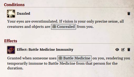 More detail in the Conditions & Effects dropdown · Issue #7347 · foundryvtt/pf2e · GitHub