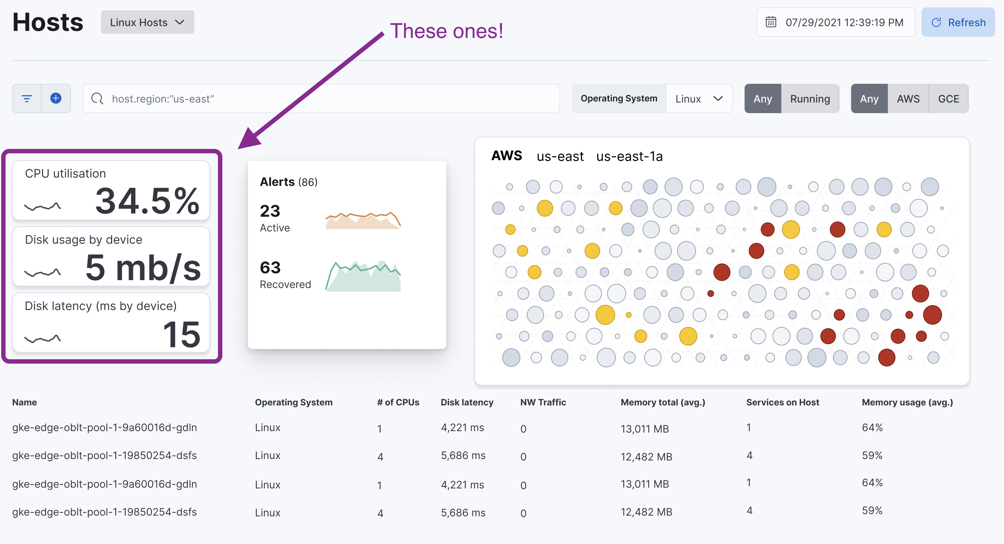 [Infrastructure UI] Add summary metrics to Hosts View · Issue #143535 · elastic/kibana · GitHub