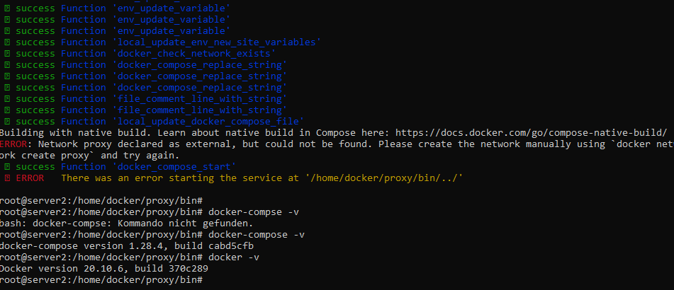 [BUG] Network proxy declared as external, but could not be found. · Issue #291 · evertramos ...