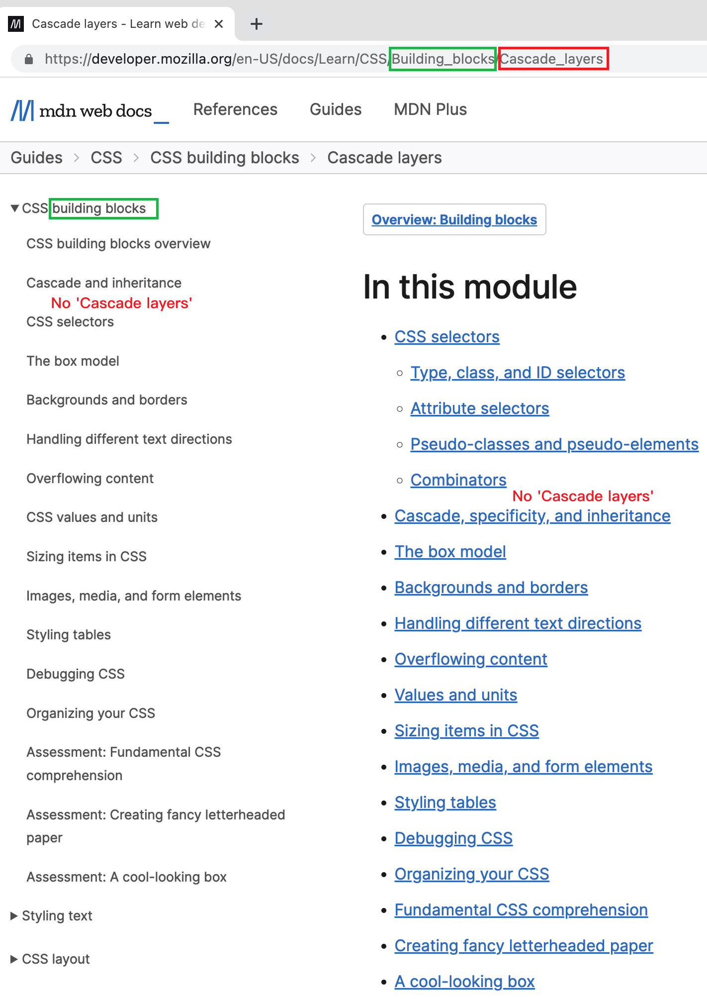 An article doesn't appear in the table of contents of CSS tutorial · Issue #23538 · mdn/content ...