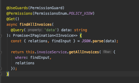 Feature: Params Decorator to safely parse the "Query" Params that is in ...