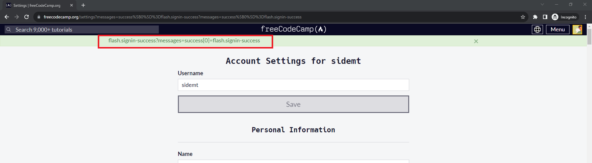 Signing in and out repeatedly on the same page breaks flash message · Issue #51320 ...