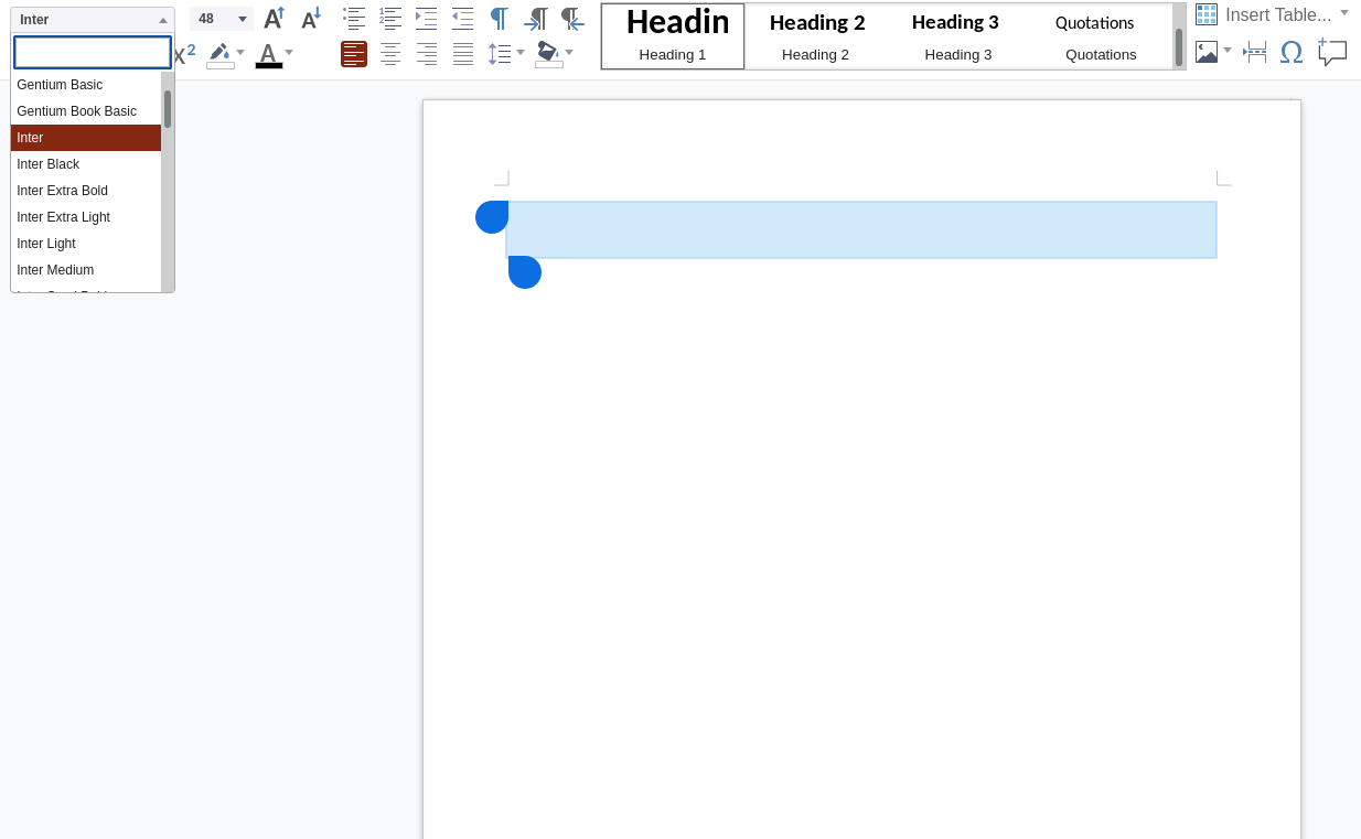 Mounting new fonts to the docker container's /usr/share directory ...