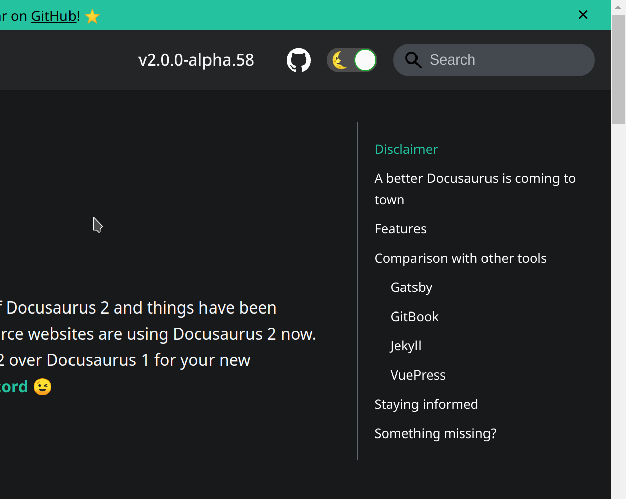 Scrollbar is still white in dark mode · Issue #3023 · facebook/docusaurus · GitHub