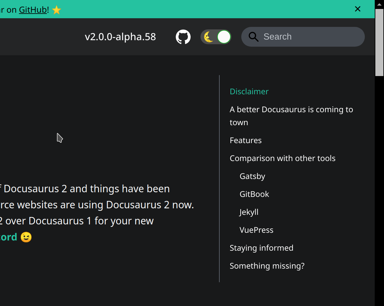 Scrollbar is still white in dark mode · Issue #3023 · facebook/docusaurus · GitHub