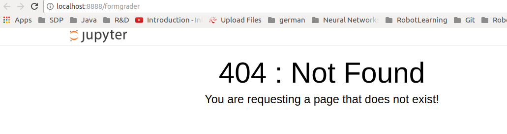 formgrader page not found · Issue #882 · jupyter/nbgrader · GitHub