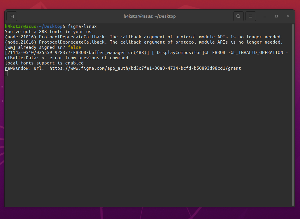Solved Ubuntu 2004 Cant Login With Figma Linux · Issue 105 · Figma Linuxfigma Linux · Github